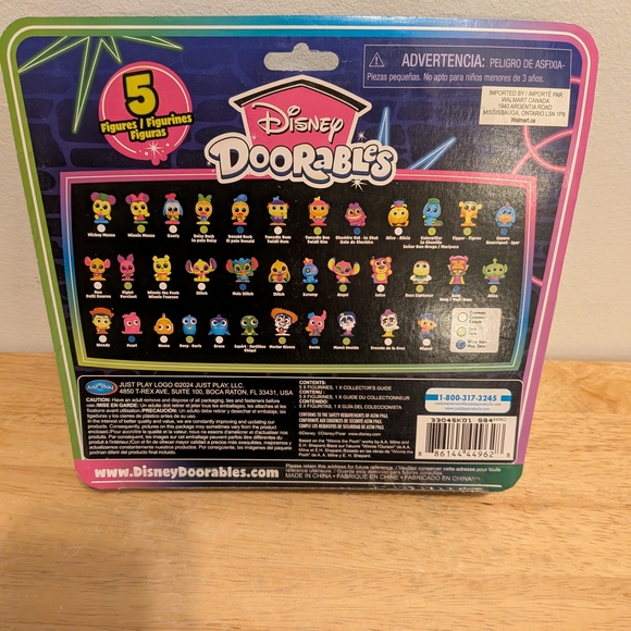 Disney | Toys | Disney Doorables Neon Glow Figures Set | Poshmark